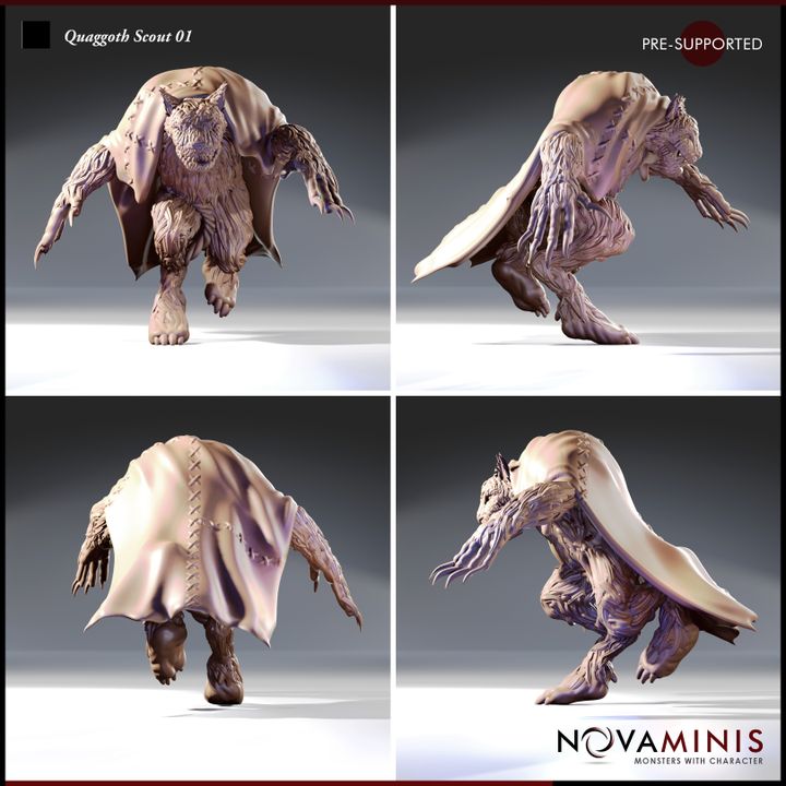 3D Printable Quaggoth Scout 01 by NovaMinis